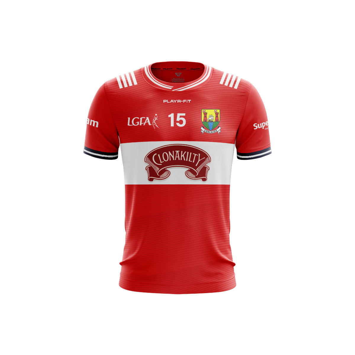 Cork LGFA Jersey New Underage 2025 Home - Adults – PLAYR-FIT Teamwear