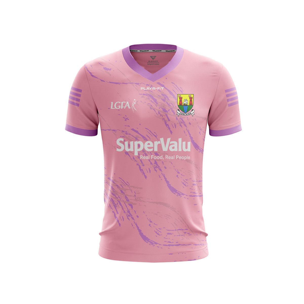 Cork LGFA Jersey New 2025 Training Dusty Pink - Adults – PLAYR-FIT Teamwear