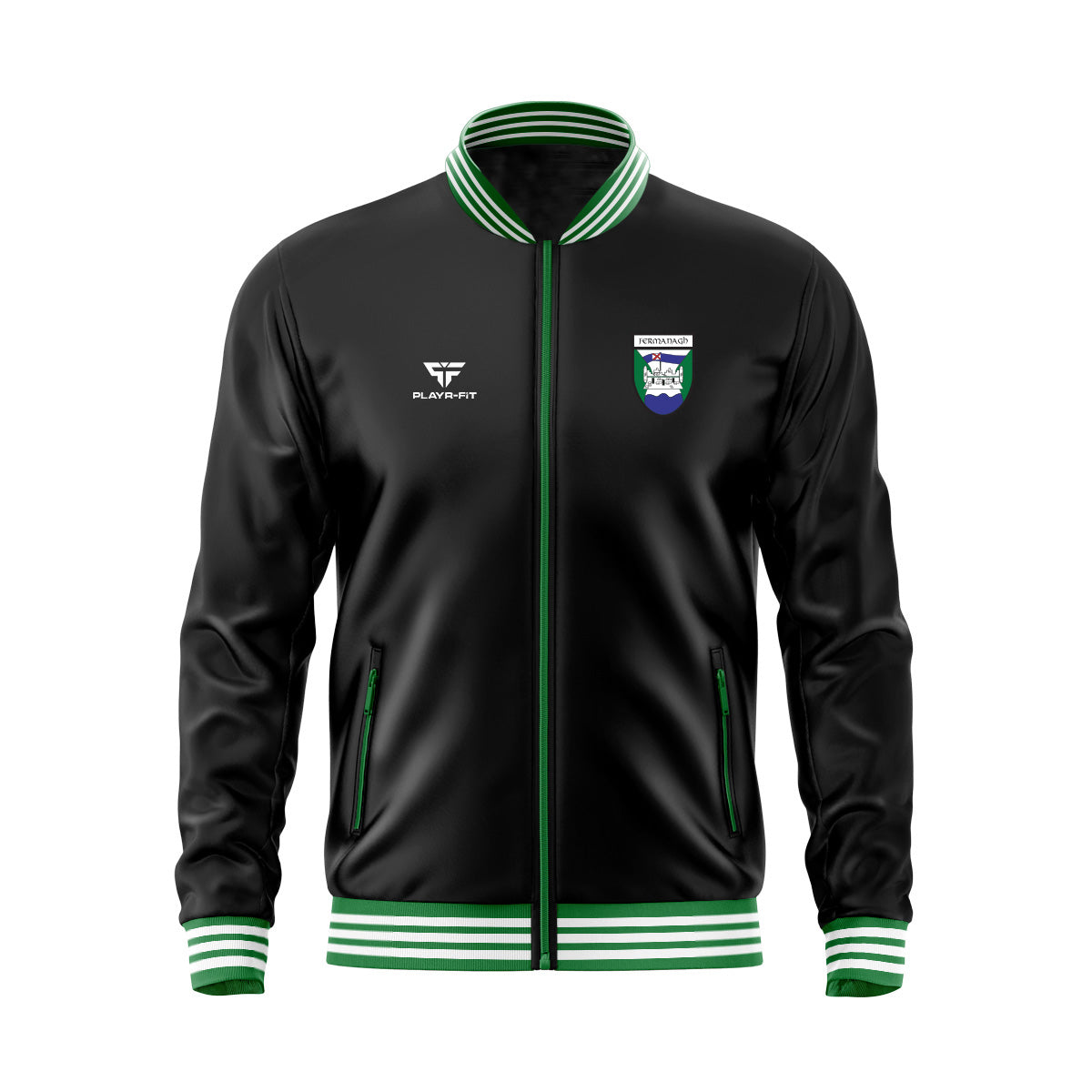 Fermanagh County Retro Anthem Jacket (Black) - Kids – PLAYR-FIT Teamwear