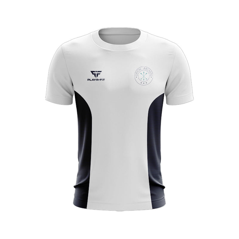 Orion Archers T-Shirt Endure (White/Navy) - Adults – PLAYR-FIT Teamwear