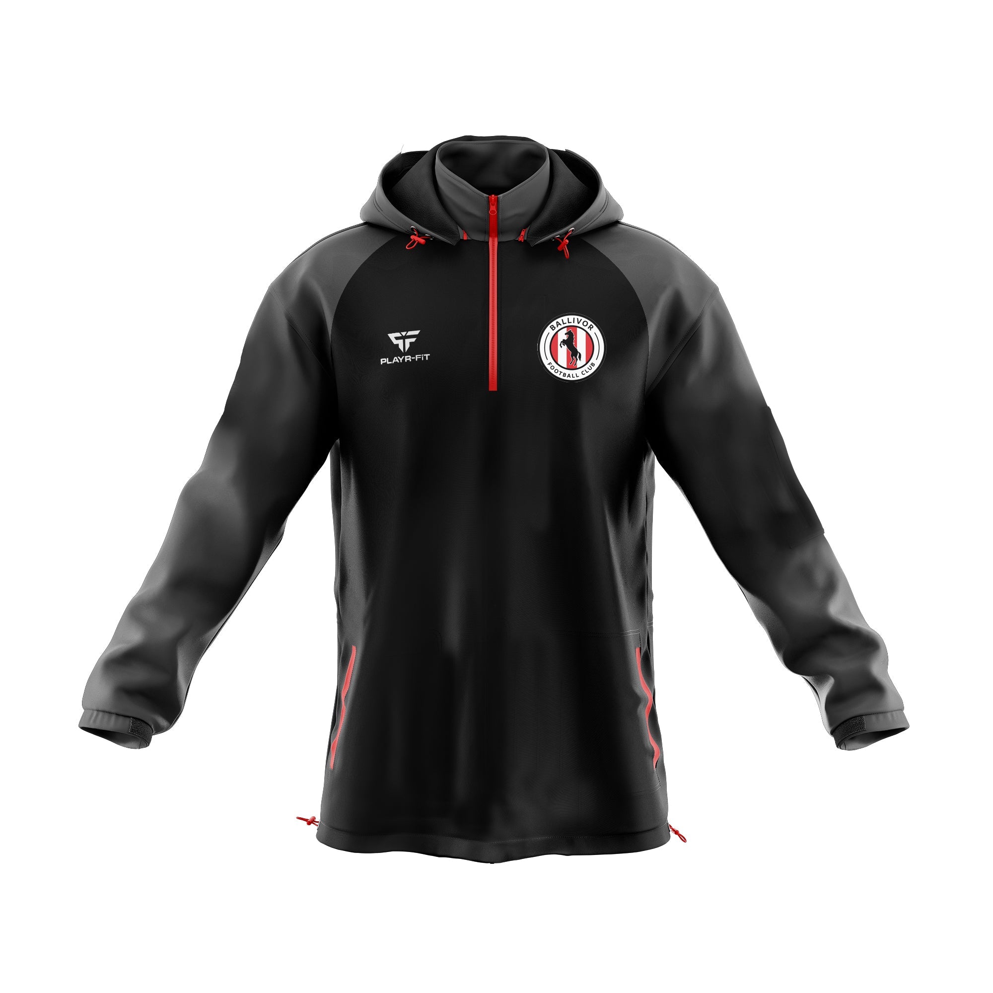 Ballivor FC Light Rain Jacket - Adults – PLAYR-FIT Teamwear