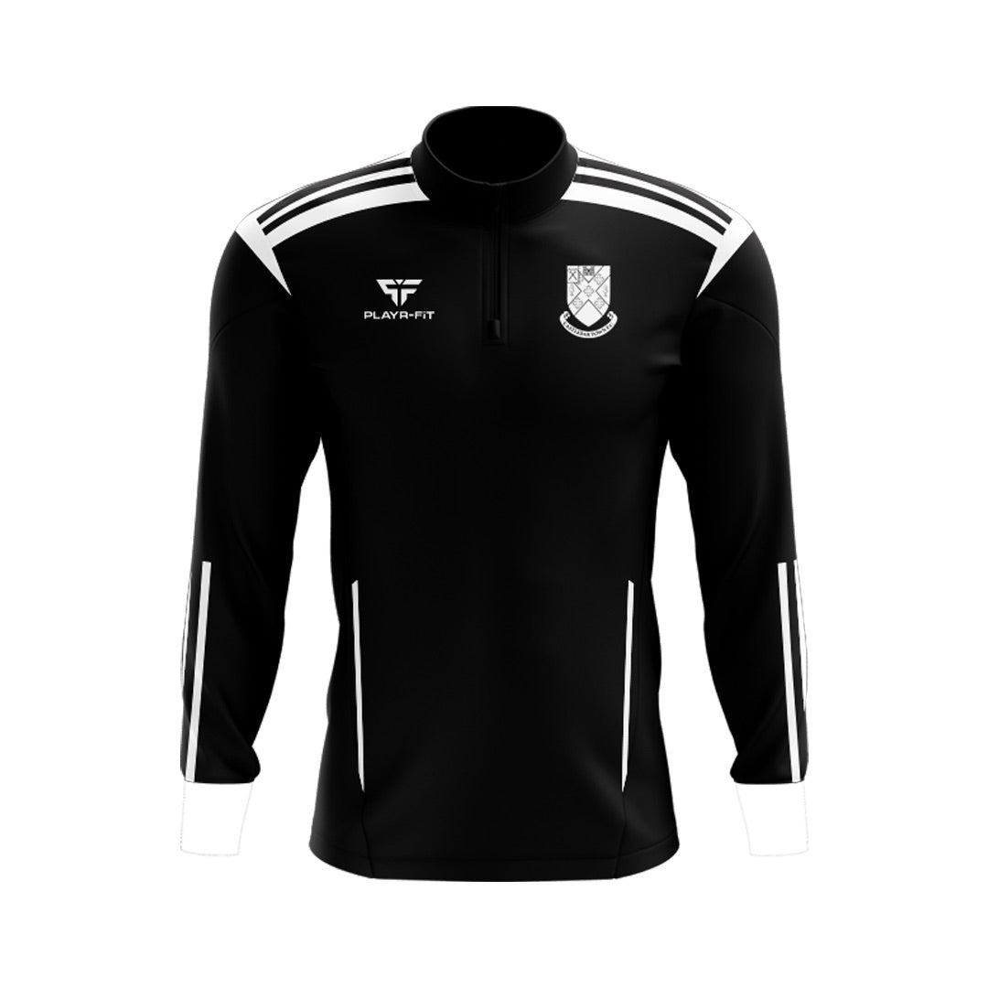 Castlebar Town FC Midlayer (1/4 Zip) Adroit (Black/White) - Adults ...