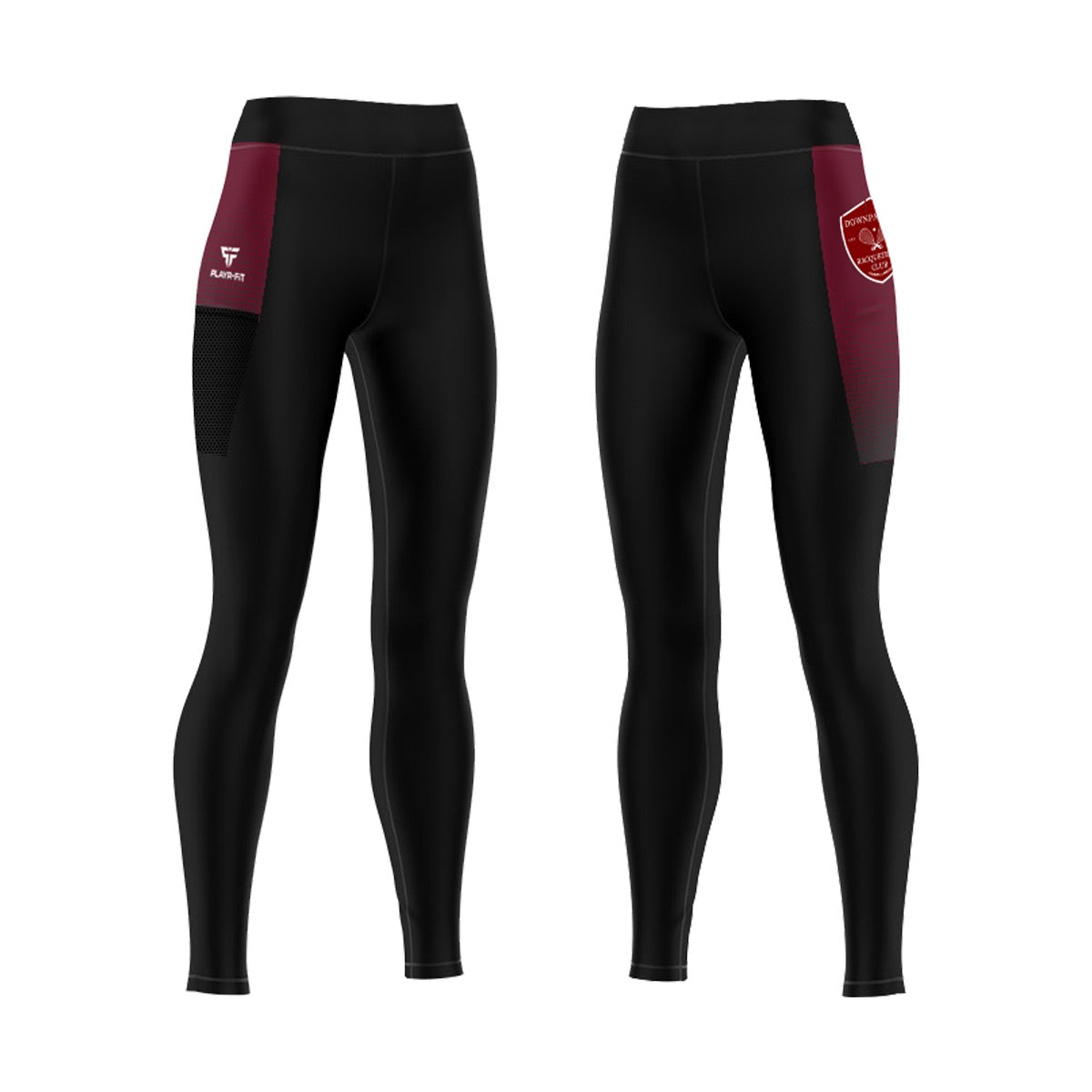 Downpatrick Raquetball Club High Waist Leggings - Adults – PLAYR-FIT ...