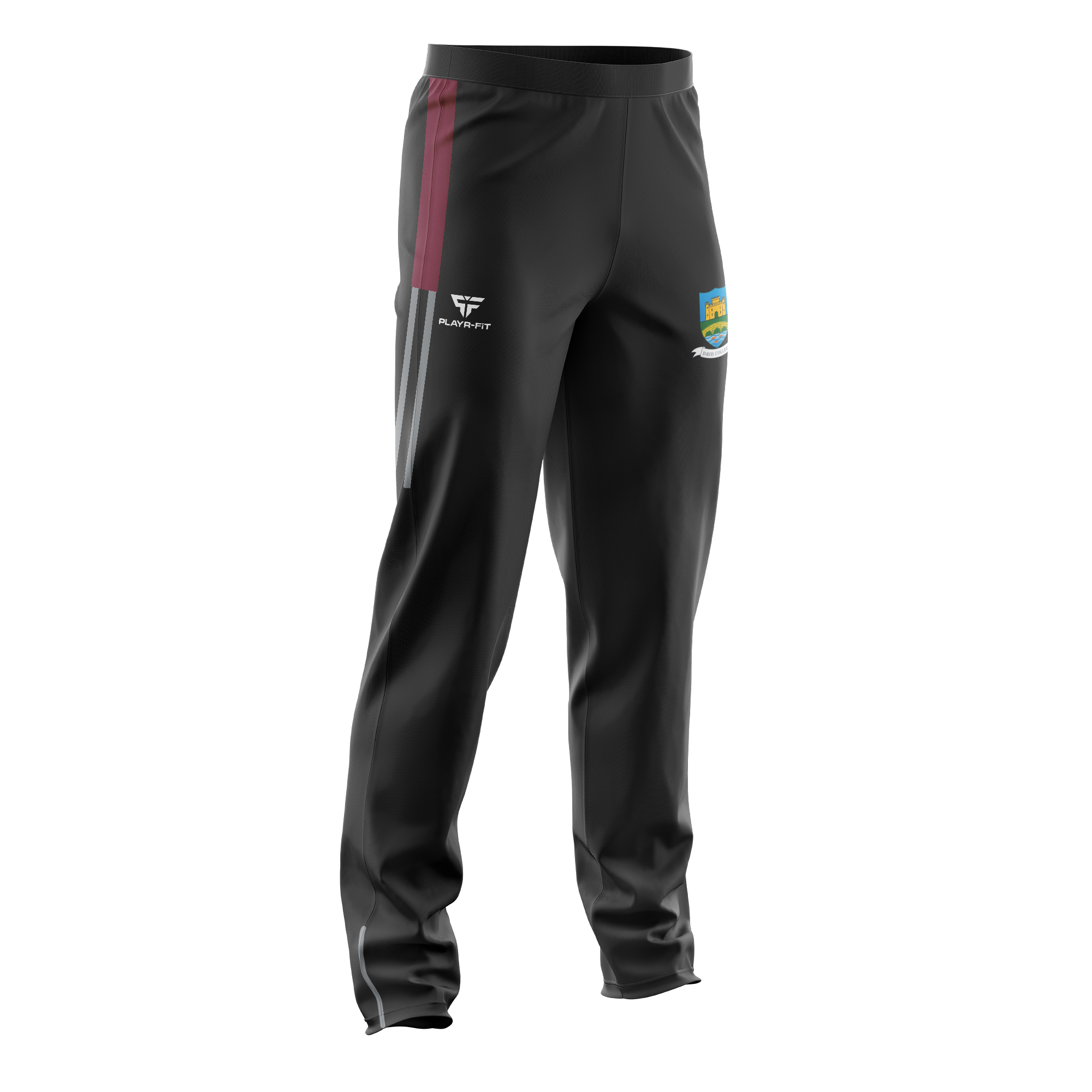 Davis College Students Woven Pants Black - Adults – PLAYR-FIT Teamwear